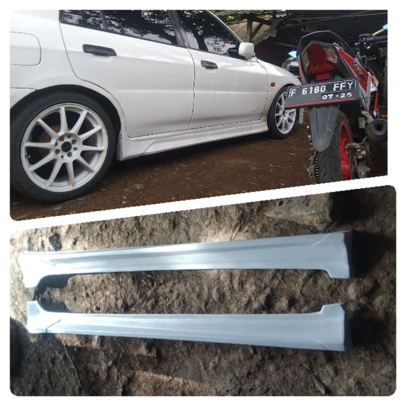 Jual bodykit sidekrit samping kiri kanan Lancer ck4 di Evo 4 | Shopee Indonesia