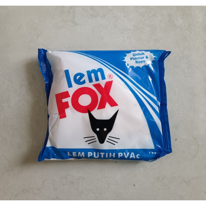 Jual Lem putih merk FOX PVAc 350 gr | Shopee Indonesia