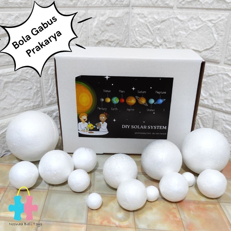 Jual Paket DIY Solar System Bola Gabus Tata Surya | Shopee Indonesia