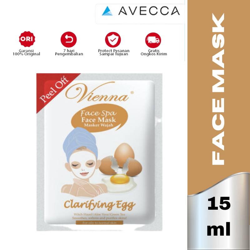 Jual Vienna Face Spa Clarifying Egg 15 mL / Masker Wajah | Shopee Indonesia