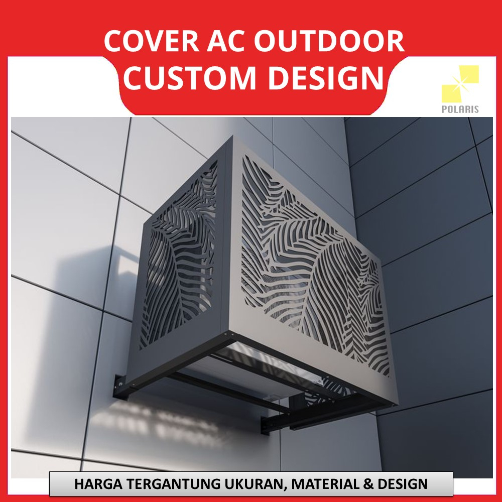 Jual COVER AC OUTDOOR CUSTOM COVER AC UNIT CUTTING MOTIF - PENUTUP AC ...