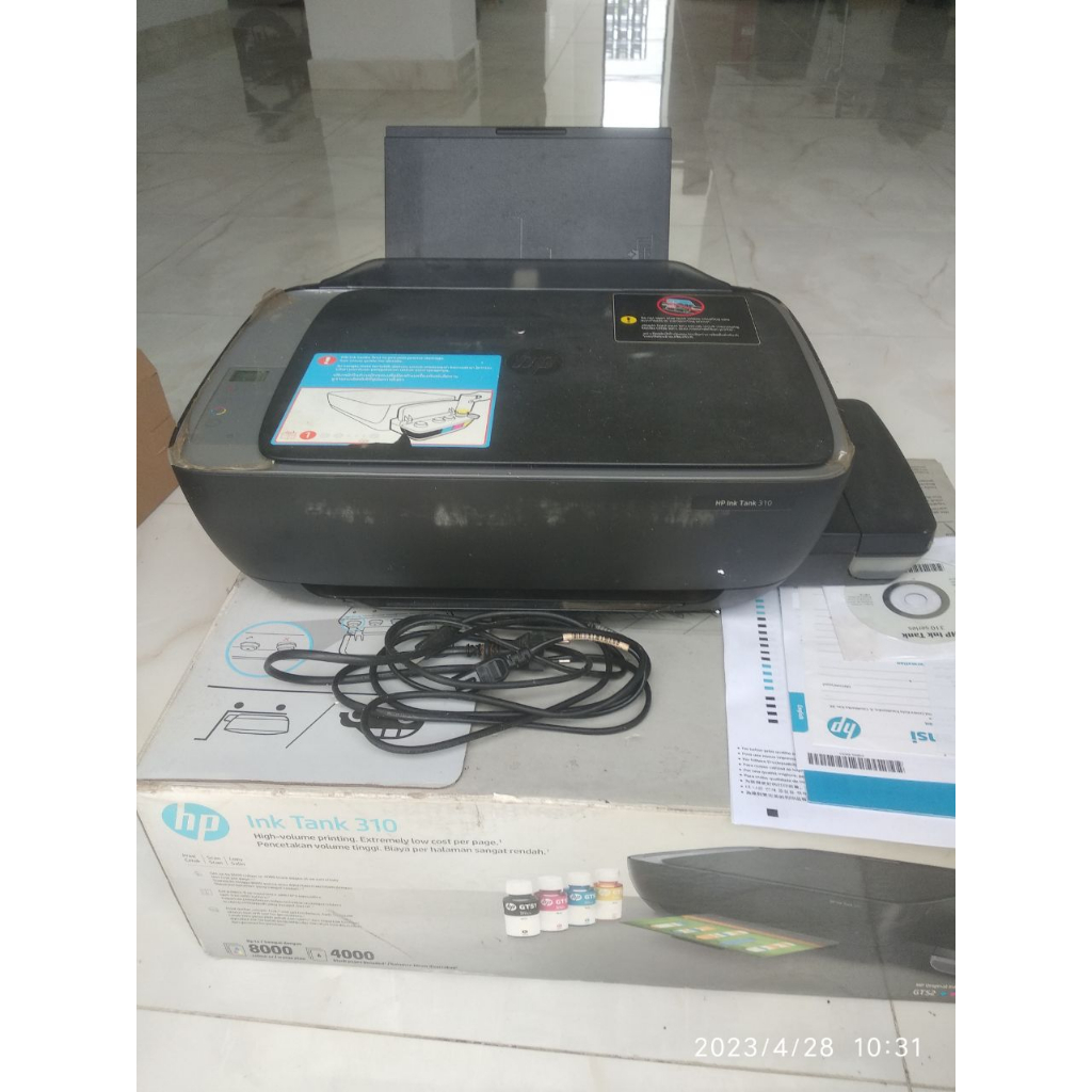 Jual Printer HP Ink Tank 310 All In One Second Seken Pernah dipakai Wes ...