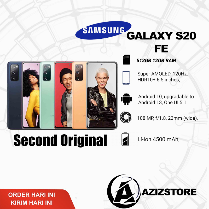 Jual SAMSUNG GALAXY S20FE 5G Samsung s20fe Second 6/256GB 6/128GB Fullset Original100% | Shopee ...