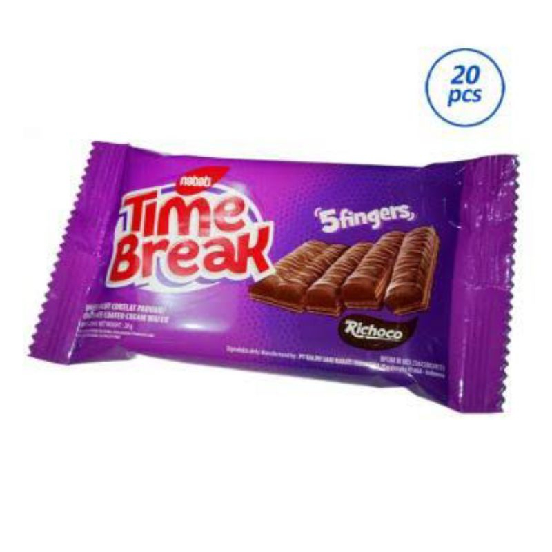 Jual Nabati Time Break Richoco 20 x 16g | Shopee Indonesia