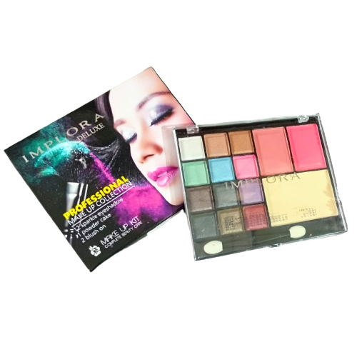 Jual [ IMPLORA 808 ] IMPLORA DELUXE EYE SHADOW & BLUSH ON - MAKE UP KIT ...