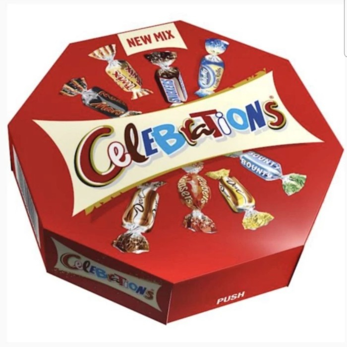 Jual Mars Celebrations Mix of Milk Chocolate, Biskuit, & Wafer 196 Gram ...
