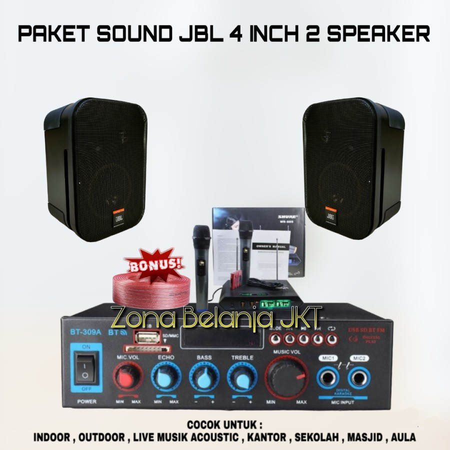 Jual PAKET SOUND SYSTEM CAFE RESTO KANTOR SEKOLAH KLINIK AULA KARAOKE ...