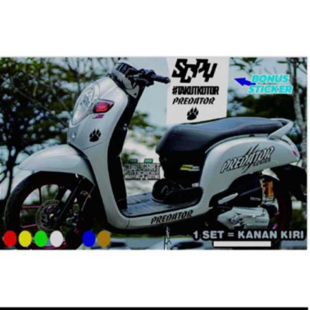 Jual stiker STRIPING SCOOPY LIS SCOOPY VARIASI SCOOPY PREDATOR KEREN ...