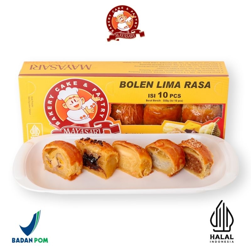 Jual Mayasari Bolen 5 Rasa (Bolen Molen Bandung) | Shopee Indonesia