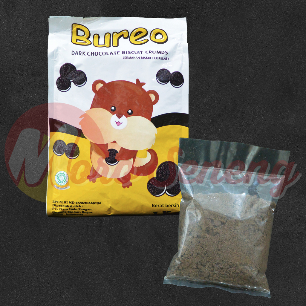 Jual Bureo Chocolate Biscuit Crumb Remahan Biskuit Coklat Bubuk Repack ...