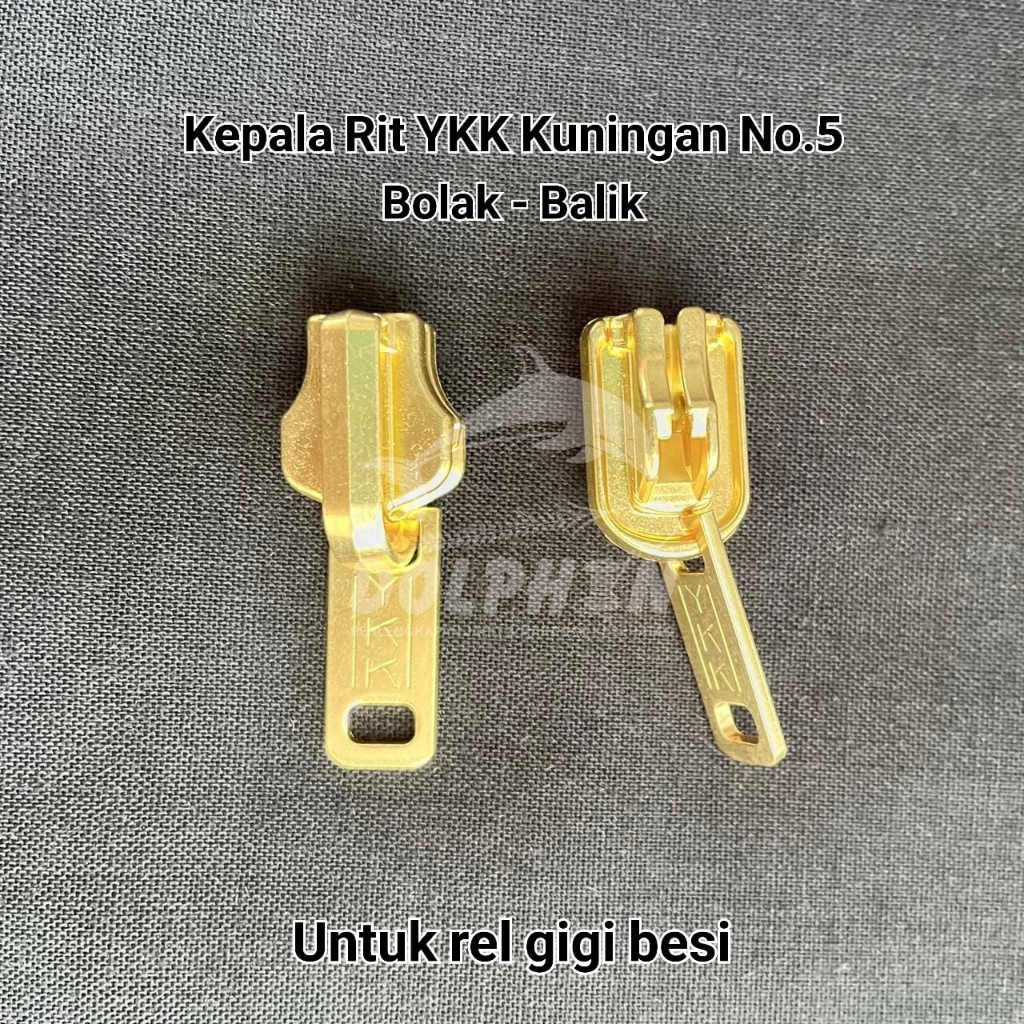 Jual [Satuan] Kepala Rit / Ritsleting / Resleting Gigi Besi YKK Gigi 4 ...