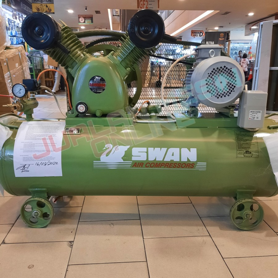 Jual Kompresor Swan 5 hp (pk) + Dinamo Elektromotor 3 Phase | Shopee ...