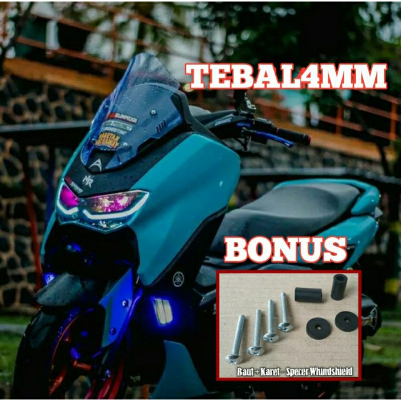 Jual WINIL VISOR TDR V3 MINI SIRIP NMAX NEW2020-2023/WINSHIELD TDR V3 ...