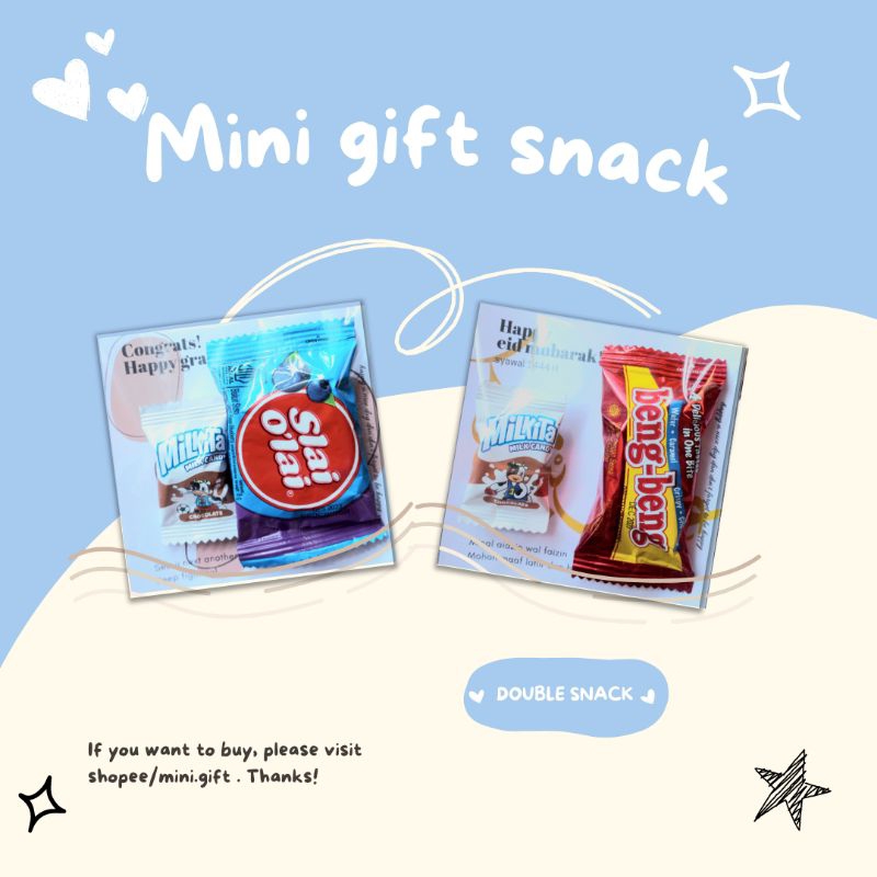 Jual MINI GIFT SNACK MURAH (PART 2) | HADIAH | MINI GIFT | BISA CUSTOM ...