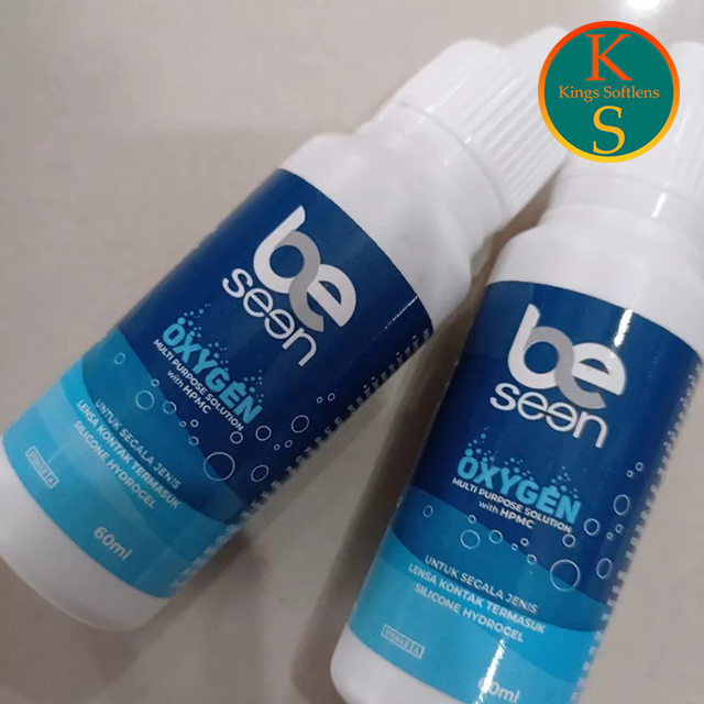 Jual Air Softlens Omega Be Seen Oxygen 60ml / Cairan Softlens Beseen ...