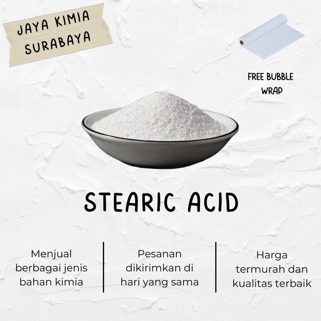 Jual Stearic Acid Octadecanoic Acid Asam Stearat 100 gr | Shopee Indonesia