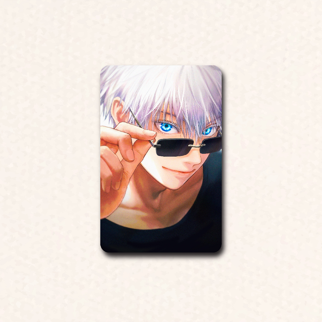 Jual Photocard Anime Gojo Satoru Jujutsu Kaisen Character | Photocard ...