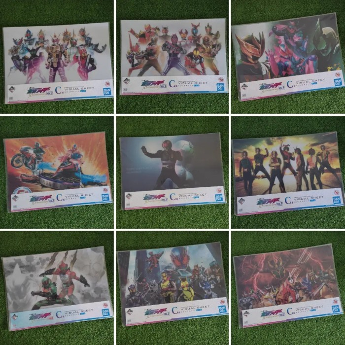 Jual ICHIBAN KUJI POSTER KAMEN RIDER VISUAL SHEET GEATS ZERO ONE SABER ...
