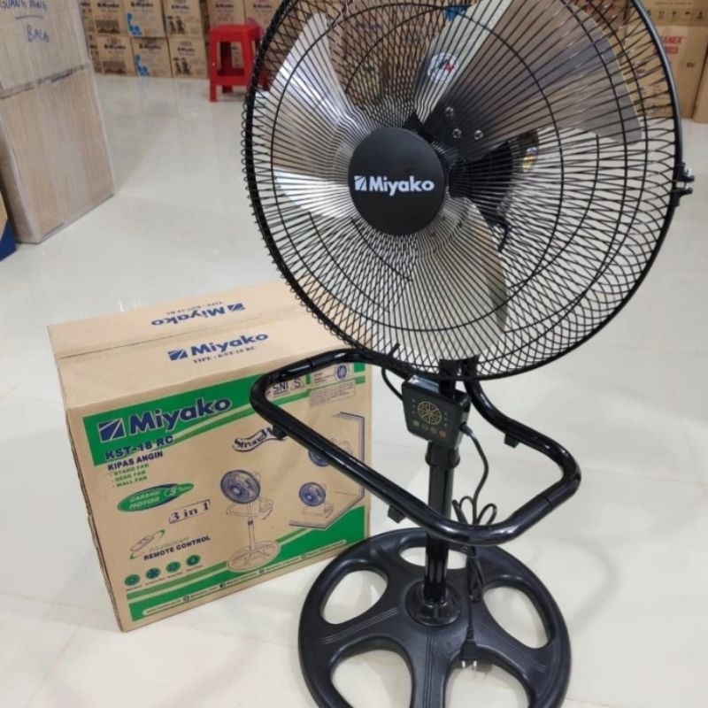 Jual Standfan Miyako KST - 18RC 3 in 1 fan 18" | Shopee Indonesia