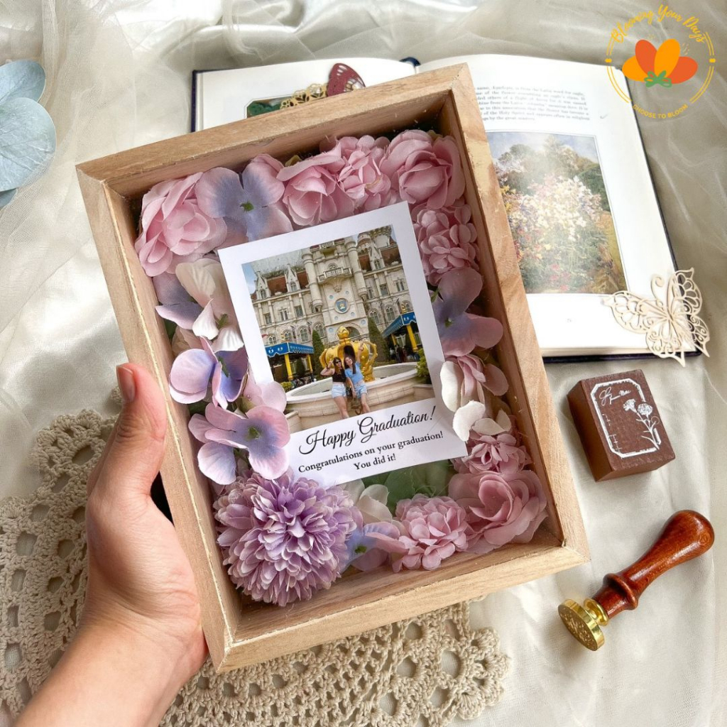 Jual bloomingyourdays Pop up 3D Frame bunga bingkai foto scrapframe ...