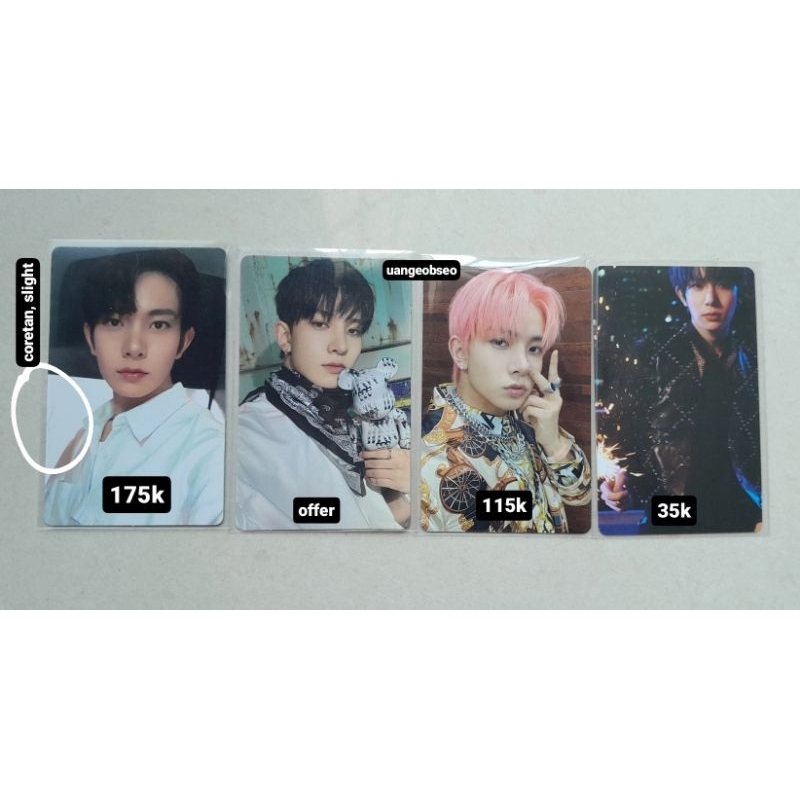 Jual ready stock heeseung official photocard japan fleet jepang heebon ...
