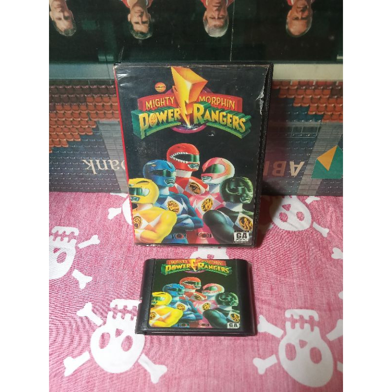 Jual Kaset Sega Mega Drive Mighty Morphin Power Rangers | Shopee Indonesia