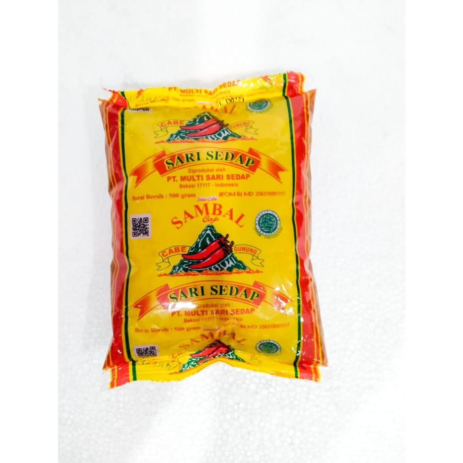 Jual Saus Sambal Cabe Sari Sedaap Cap Gunung 500G | Shopee Indonesia