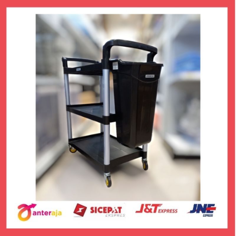 Jual Troli Restoran Troli Makanan Troli Cafee Troli Saji Tiga Tingkat ...