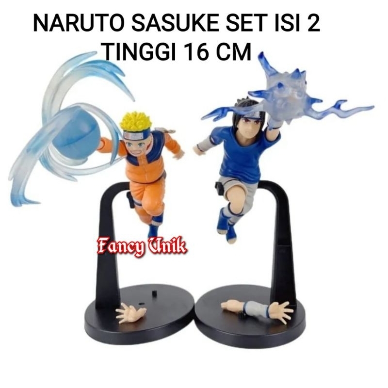 Jual Action Figure Effectreme Naruto Uzumaki Sasuke Uchiha Set Isi 2 ...