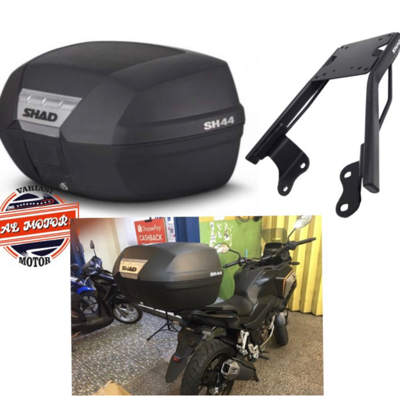 Jual PAKET BOX SHAD SH-44 DAN BREKET BOX SHAD CB150 R CB150 X BREKET ...