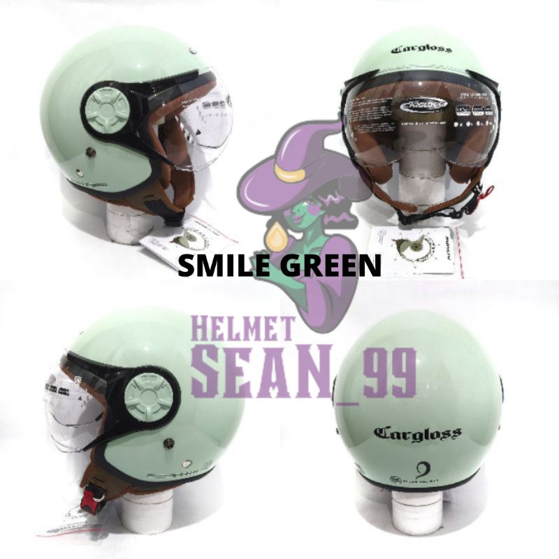 Jual HELM CARGLOSS YRH HIJAB HALF FACE ORIGINAL SNI | Shopee Indonesia
