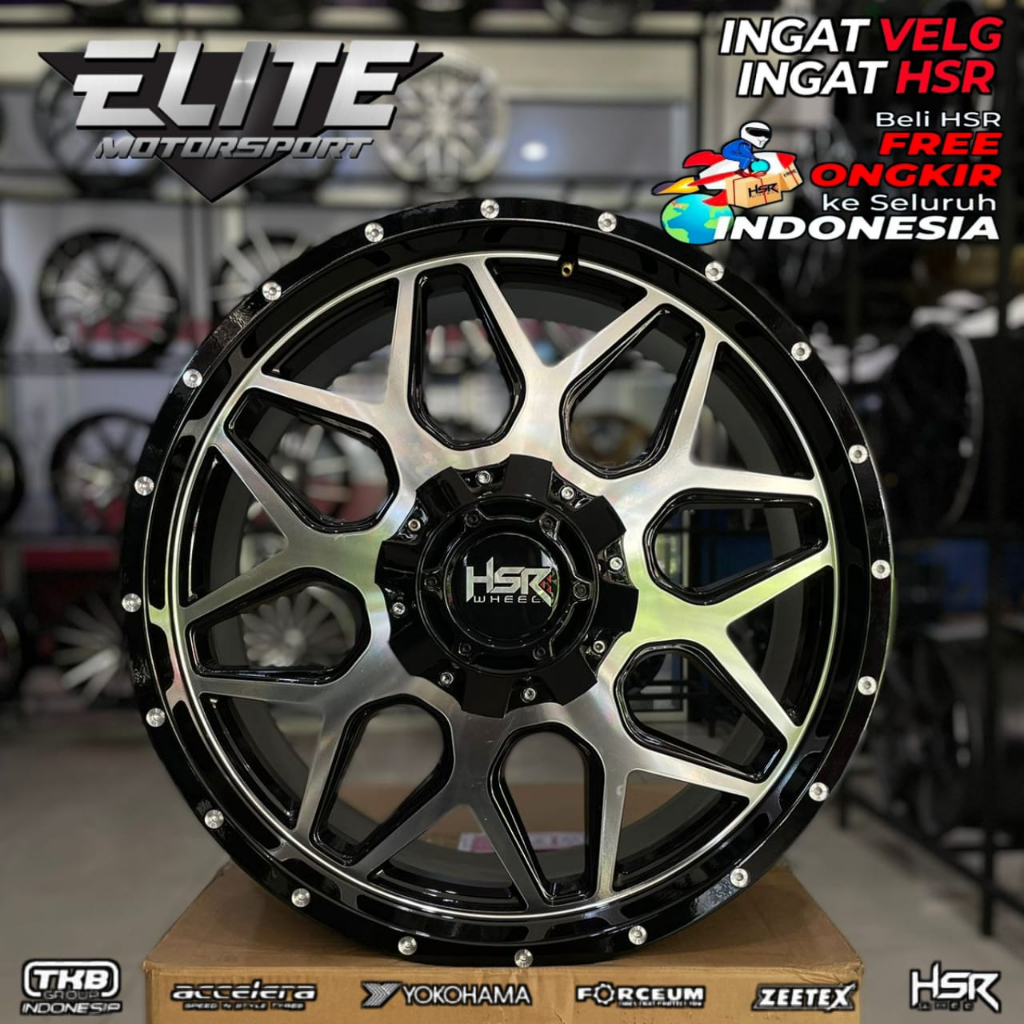 Jual Velg PNP Mobil Hilux Ford Ranger Landcruiser Velg NAIL 8 HSR R20X9 ...