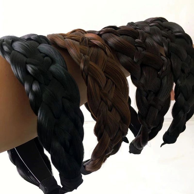 Jual Bando kepang rambut bando ada kepangan rambut diantara rambut ...