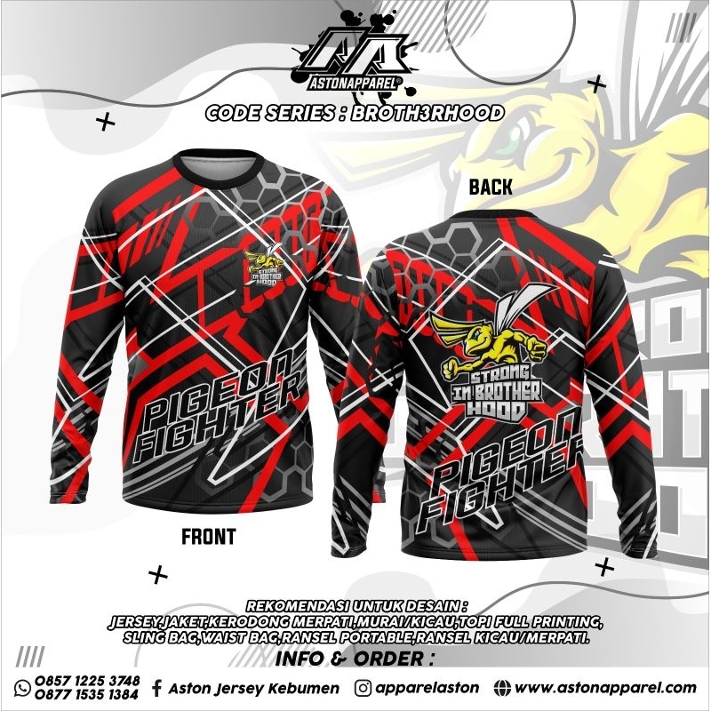 Jual JERSEY PRINTING LENGAN PANJANG | JERSEY FULL PRINTING CUSTOM ...