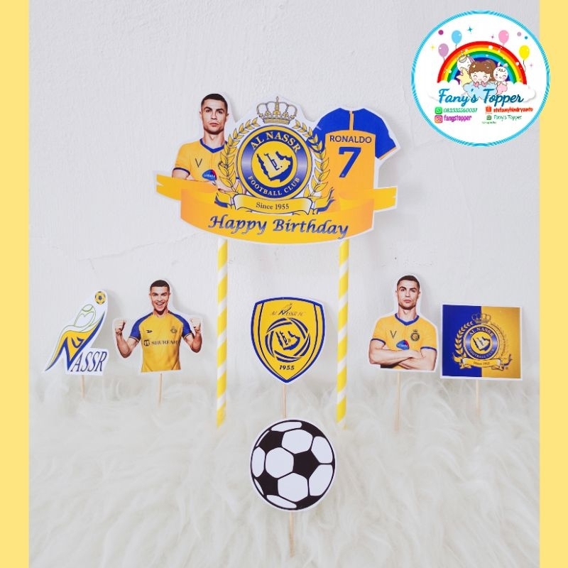 Jual Topper Al Nassr FC topper sepak bola topper ulang tahun topper ...
