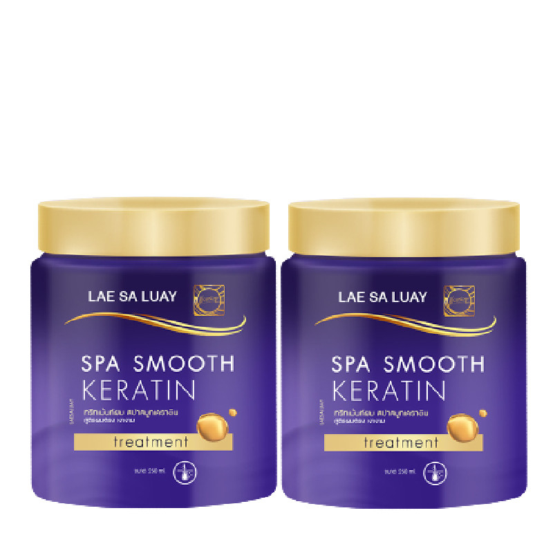 Jual 2PC Lae Sa Luay Hair Spa Smooth Keratin hair mask 250 Gram 250ML / 250 ML | Shopee Indonesia