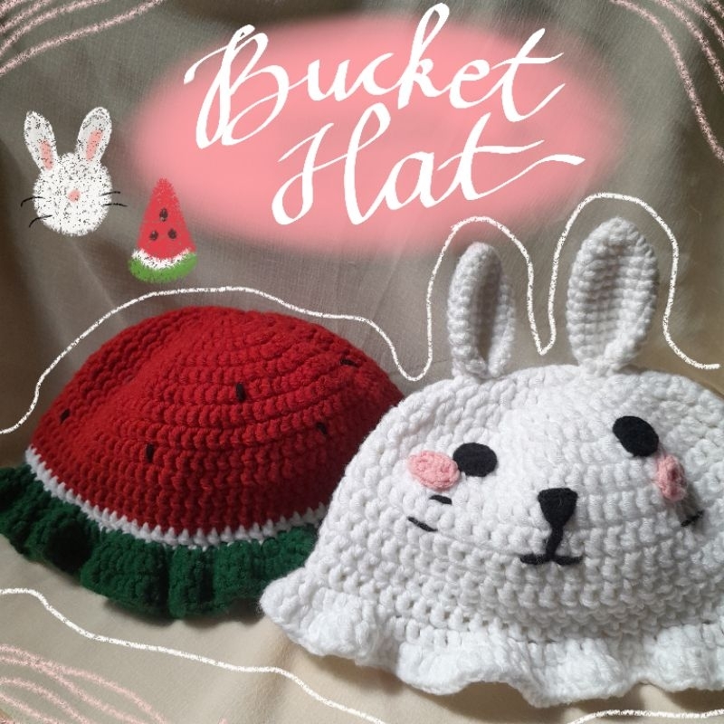 Jual Diycrochet Bucket Hat | Shopee Indonesia