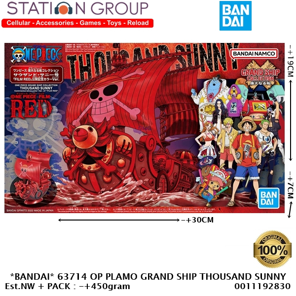 Jual BANDAI 63714 ONE PIECE PLAMO GRAND SHIP THOUSAND SUNNY - GUNPLA ...