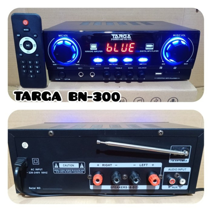 Jual ampli Targa Bn 300 Digital Audio Amplifier Bn300 | Shopee Indonesia