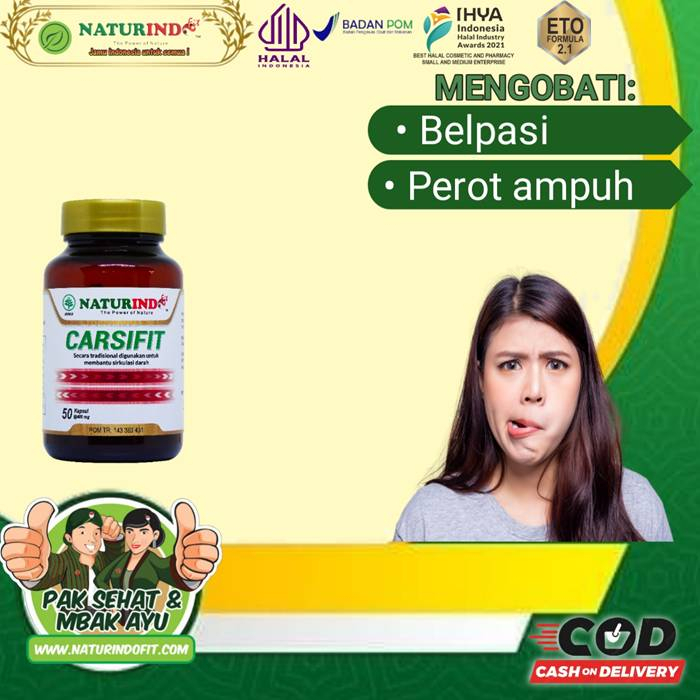 Jual Naturindo Carsifit Obat Belpasi Mati Rasa di wajah Mati Separo ...