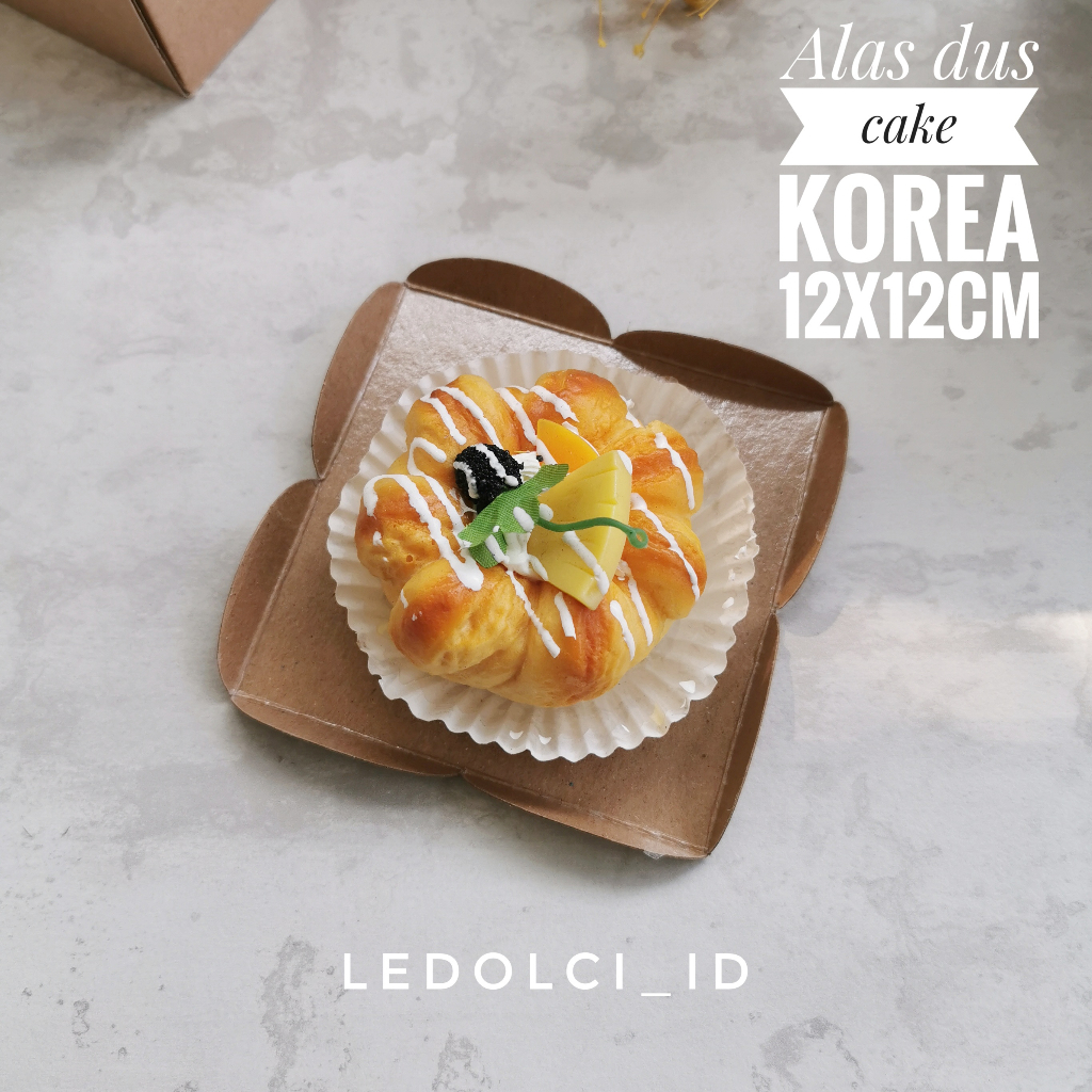 Jual (10 PCS) AA12 INSERT ALAS BOX CAKE KOREA 12 x 12 CM (INSERTNYA ...