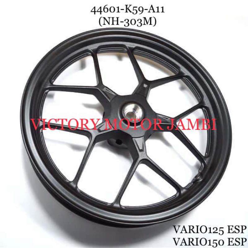 Jual VELG RACING DEPAN NH-303M VARIO125 ESP VARIO150 ESP HITAM 44601 ...