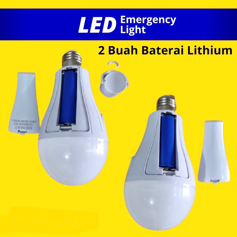 Jual super terang! magic lamp 20w 20 watt isi 2 baterai lepas lampu ...