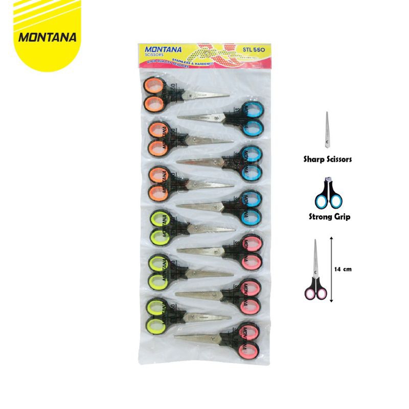 Jual Gunting Mini Stainless Montana STL-540/STL-550 ( 1 pcs ) | Shopee ...