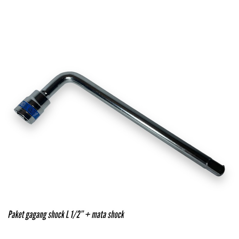 Jual Paket Mata shock 6pt 1/2” Ats + gagang kunci shock L xptool ...