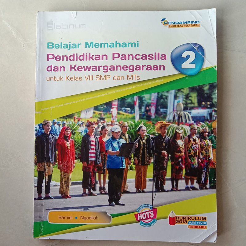 Jual Belajar Memahami Pendidikan Pancasila dan kewarganegaraan Untuk SMP/MTs Kelas 8/VIII K-13 ...