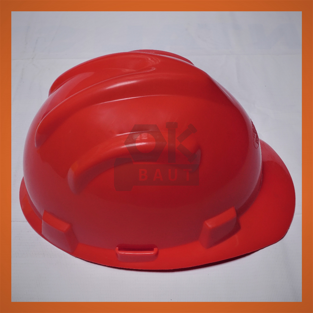Jual Wipro Helm Proyek warna Merah tipe putar Helm Proyek Putar Helm ...