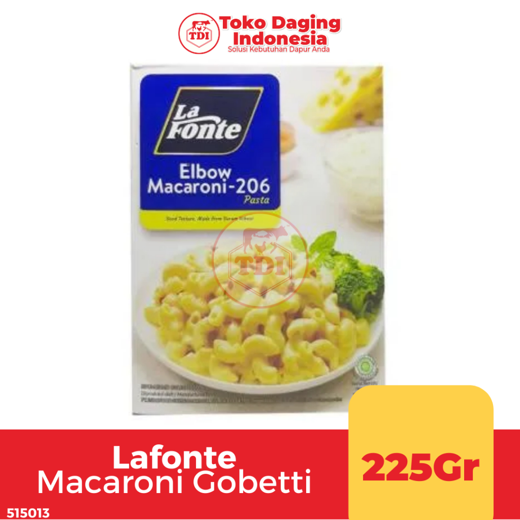 Jual La Fonte Macaroni / Makaroni & Spaghetti 225g | Shopee Indonesia