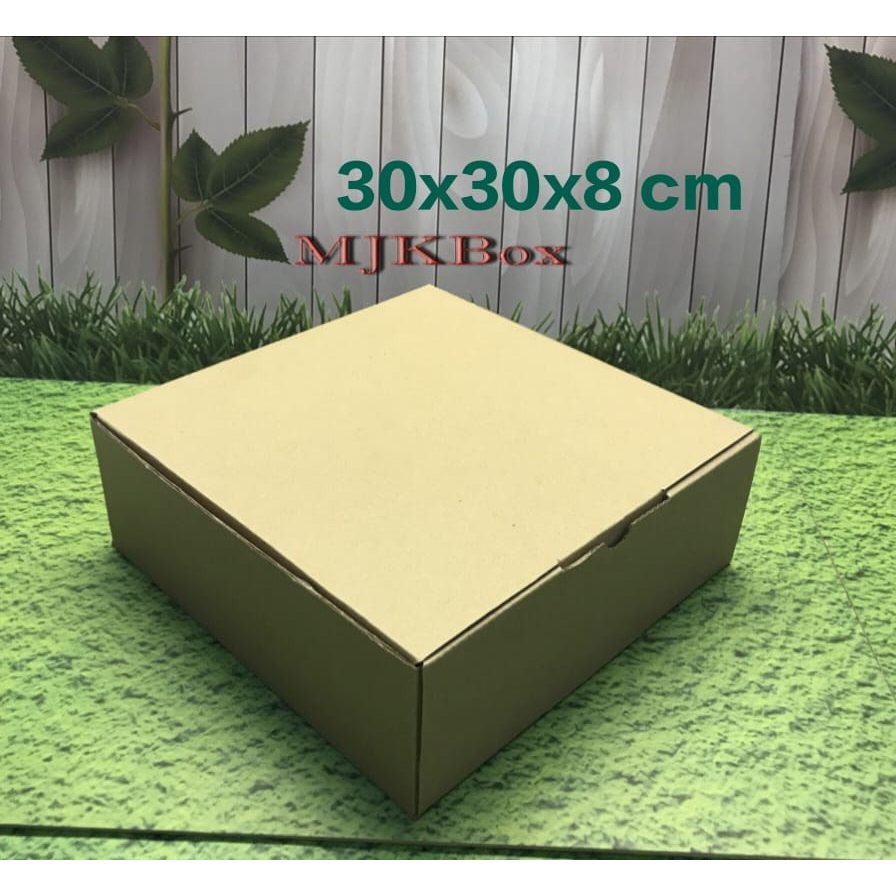 Jual KARDUS/ KARTON/BOX UK. 30x30x8 CM.........MODEL KARDUS PIZZA ...