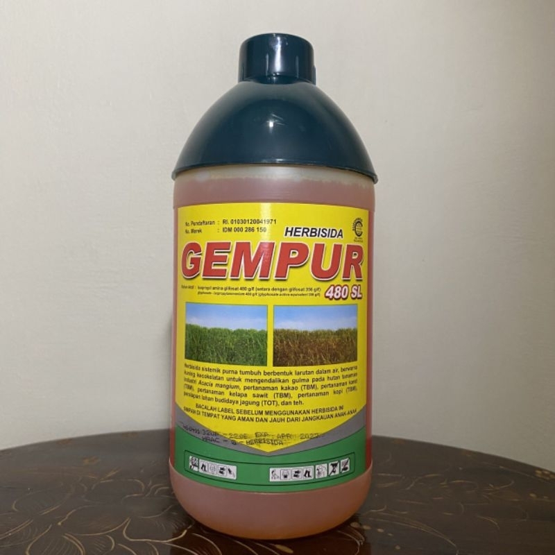 Jual GEMPUR 480 SL | OBAT RUMPUT | HERBISIDA 1LITER | Shopee Indonesia